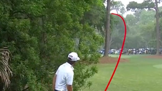 Cameron Young Curves Shot Around Trees For Bonkers Escape Stuns Rbc Heritage Announcers Flipboard